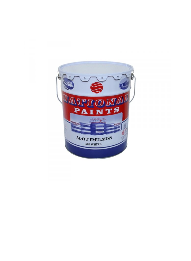 NATIONAL PAINTS-Matt Emulsion 800 White 18 L price in Dubai, UAE ...