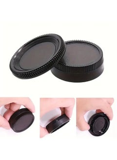 Nikon F Mount Camera Lens Rear Cap And Body Cap Set Black 1 Set price ...