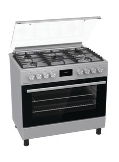 Electric oven 60 cm, stainless steel color, 77 liters, Homemade ...