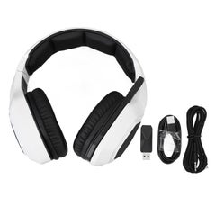 Black 2 4G Wireless Gaming Headset Multifunctional Controls Dual Mode ...