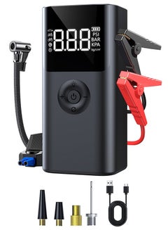 Car Jump Starter 6000A, Jump Starter Battery Pack for Up to 6.0L Gas ...