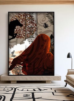 Najdi art design canvas painting with hollow frame size (120x80) one ...
