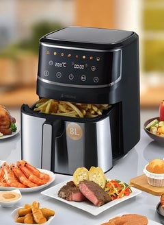 Automatic Air Fryer 8L 1700W with Digital Control, Preheat Function ...