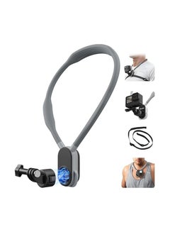 Magnetic Neck Mount with Quick Release and Chest Strap, Adjustable ...