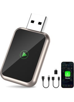 Plug & Play Wireless CarPlay Adapter – Low Latency, USB Connection ...