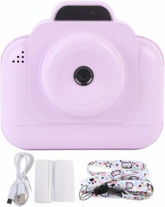 Kids Instant Print Camera 48MP 6X Zoom 1080P HD Video Portable Travel ...