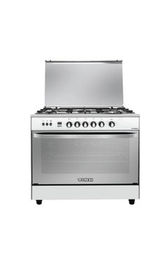 Fresh Hammer Gas Cooker, 5 Burners, 90 x 60 cm, 500016949 - Silver ...