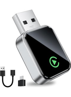 Plug & Play Wireless CarPlay Adapter – Low Latency, USB Connection ...