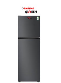 General SREEN Top Mount No Frost Refrigerator 16.60 Cu Ft Dark Silver ...