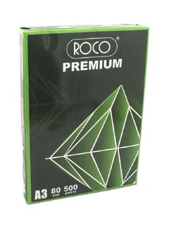 Roco Premium Copy Paper, Plain, White, A3, 80 Gsm, 500 Sheets, C801A35H ...