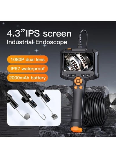 INSKAM 4 3 Inch IPS LCD Industrial Endoscope 8mm Single Lens IP67 USB ...