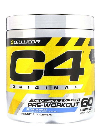 سعر C4 Original Explosive Pre-Workout - Icy Blue Razz - 60 Servings 390 ...