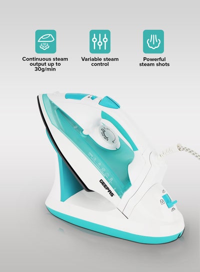 Wet and Dry Steam Iron Box with Ceramic Soleplate and Self Cleaning ...