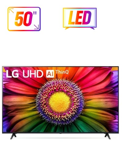 LG 4K 50 Inch Smart LED TV with Magic Remote- 50UR80006LJ Black price ...