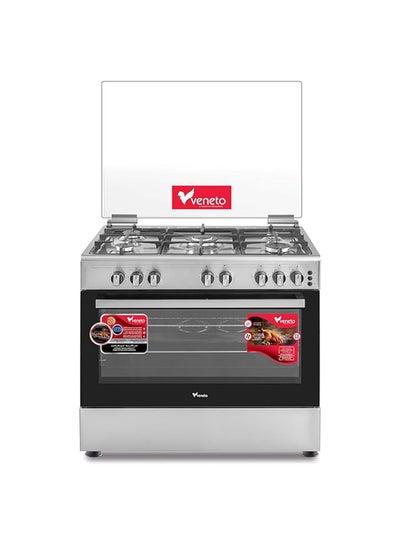 90cm Gas Cooker With Convection Fan, Thermostat Control, Closed Door ...