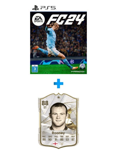 سعر Fc 24 Sports Playstation 5 With Egygamer Rooney Fc 24 Card Portrait ...
