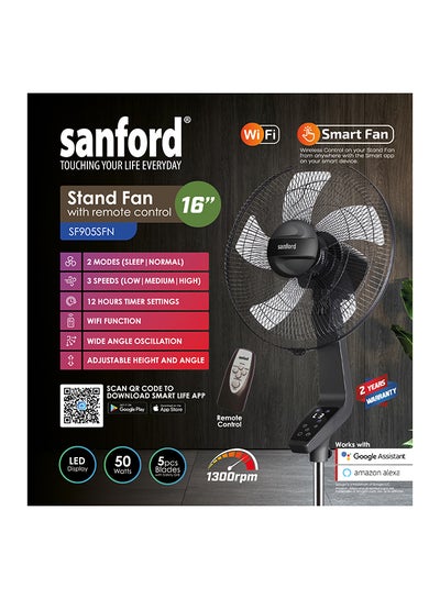 RECHARGEABLE TABLE FAN 14" WITH 28PCS LED SF918RTF BS Multicolour price ...