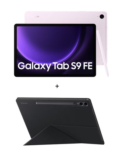 Galaxy Tab S9 FE Light Pink 8GB RAM 256GB 5G With Book Cover - Middle ...