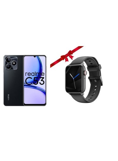 سعر C53 Dual SIM Mighty Black 6GB 128GB 4G - International Version with gift Realme Dizo Smart ...