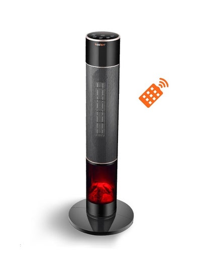 سعر PTC Fan Tower Heater With Heater 2000 W 807102038 Black فى السعودية ...