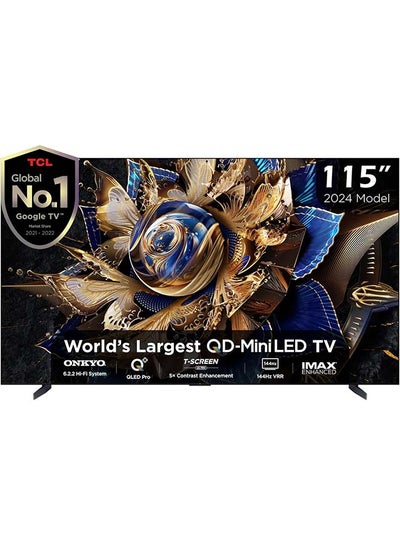 115 Inch 4K Premium QD-Mini LED Smart Google TV, 20000+ Local Dimming ...