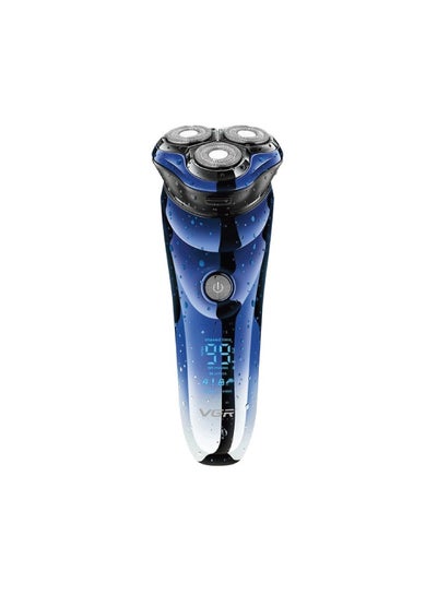 V-305 Premium Cordless Rechargeable IPX7 Fully Waterproof 3 Head Electric Shaver Wet & Dry ...
