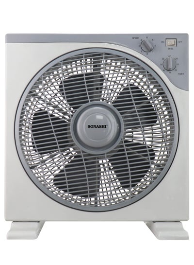 سعر 12 Inch Box Fan - 3 Speed Selector | Powerful Box Fan with Rotating ...