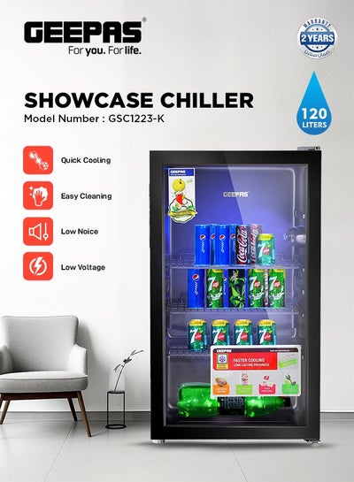 Quick Cooling Showcase Chiller Equipped with Wire Shelves , Low Noise ...