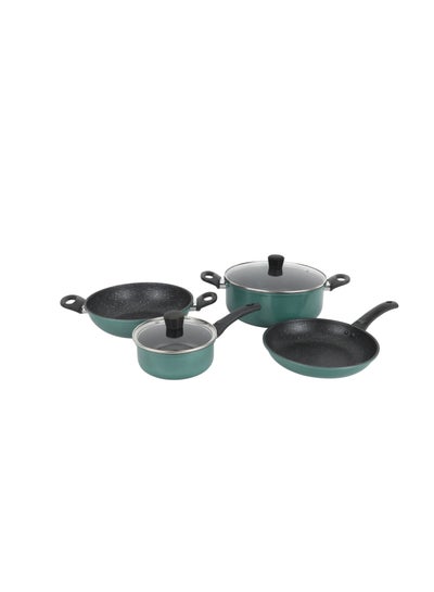 Royalford Daisy 6-piece Forged Aluminum Cookware Set- RF12629/ Durable ...
