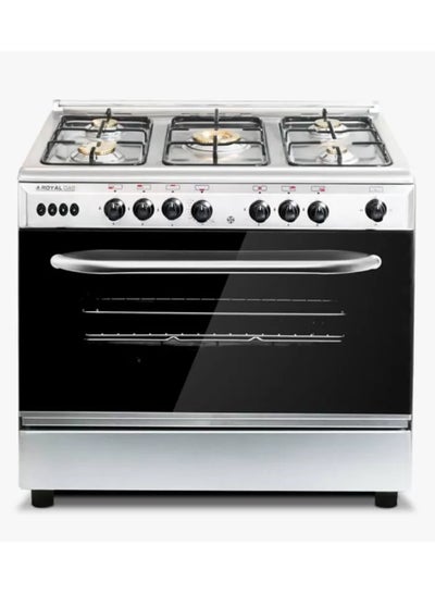 سعر Royal Gas Cooker Speed Cast 5 Burners 60*80 cm With Fan Stainless ...