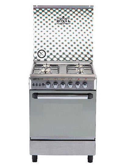 Royal Gas Cooker Tower 4 Burners 60×60 cm With Fan Stainless Steel ,337 ...