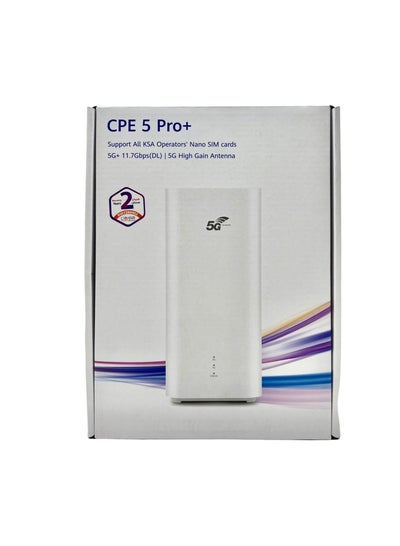5G CPE 5 PRO+ FAST NET ROUTER WIFI 7 UP TO 3600 Mbps - H165-383 | White ...