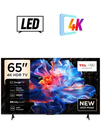 65 Inch 4K HDR TV, 60Hz, Google TV, Google cast, Dolby Audio, Voice ...