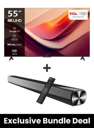 55-Inch P69B 4K UHD TV & Soundbar Bundle – HDR10, Dolby Audio, T-SCREEN ...