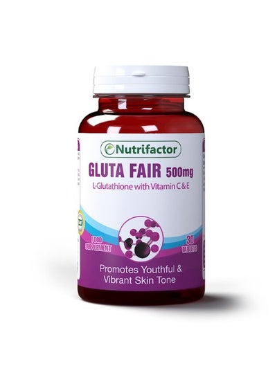 Gluta Fair - Glutathione 500mg (30 Tablets) price in UAE | Noon UAE ...