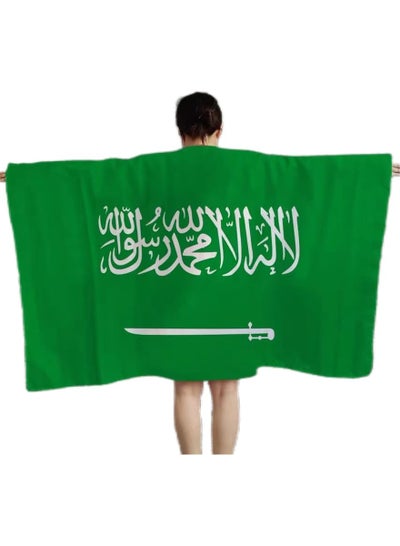Saudi Arabia Country Flag Cape Hooded Body Flag For Saudi National Day ...