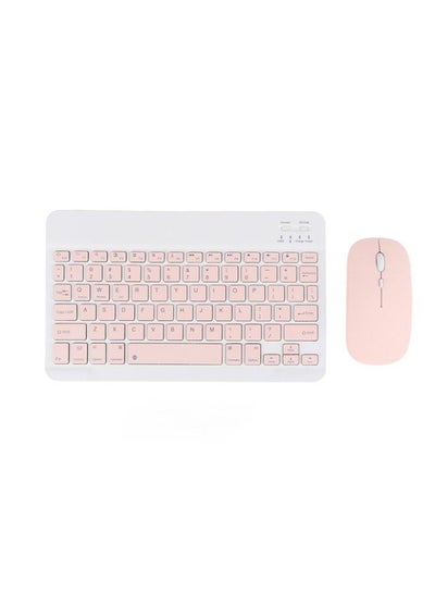 Universal Wireless Bluetooth Keyboard And Mouse Set PINK 27x13x3cm ...