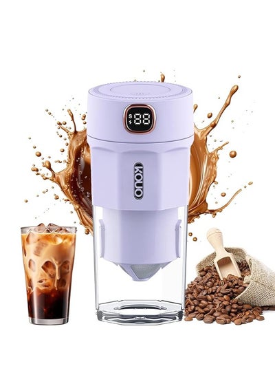 Portable Coffee Grinder and Blender Smoothies with 12Oz BPA Free ...