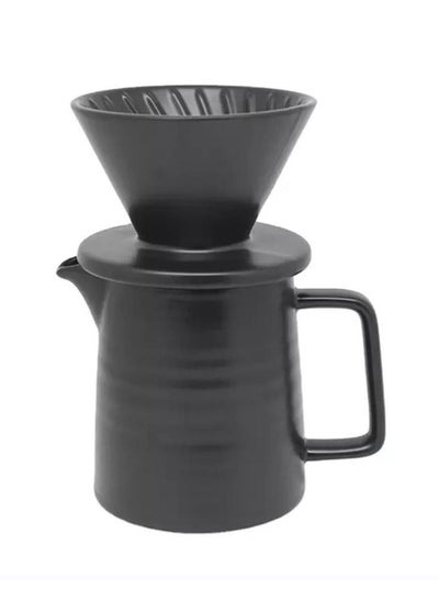 Ceramic Pour Over Coffee Maker V60 Dripper Decanter Hand Brewer Durable ...