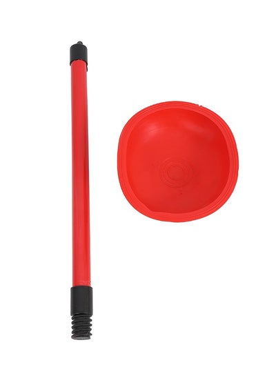 PVC Toilet Plunger - Red - Clogged Toilets and Drains Suction Plumbing ...