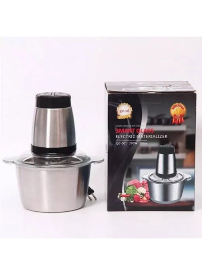 Food Chopper Electric Meat Chopper with Powerful Motor 3L Stainless ...