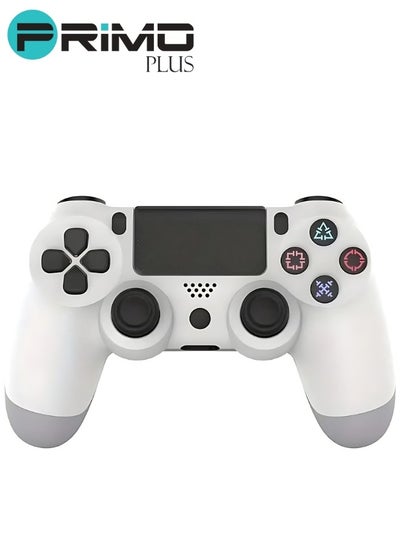 Double Motor Vibration Wireless Controller For PlayStation 4 White price in Saudi Arabia | Noon ...