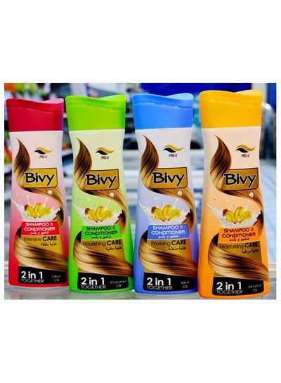 Bevy 2-in-1 shampoo and conditioner with more than one essence for all ...