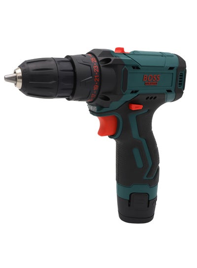 Boss Lifestyle 18V Max Battery Operated Drill Machine with Integrated ...