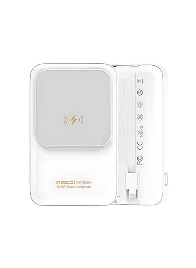 Recci RPB-W10 Polaris Magnetic Power Bank 10000 MAh price in Egypt | Noon Egypt | kanbkam