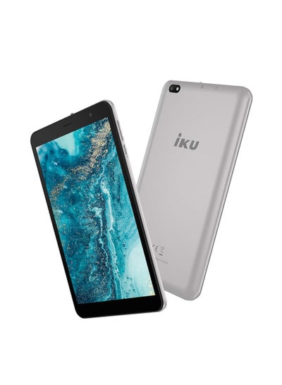 سعر تابلت IKU T8، 4G، 2 جيجا رام، 16 جيجا بايت روم، فضي فى مصر | نون مصر | كان بكام