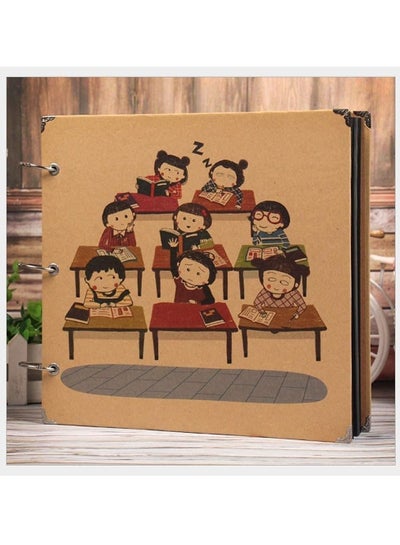 Hard Cover Childhood Memory Book DIY Loose Leaf Paste Baby Growth Album ...