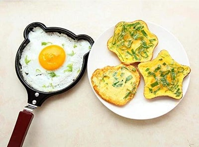 Red-Rubby Cartoon Shape Mini Non-Stick Egg Frying Pan Pancake Maker ...