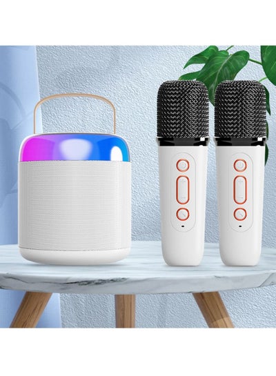 Wireless Bluetooth Dual Karaoke Microphone Speaker Microphone ...