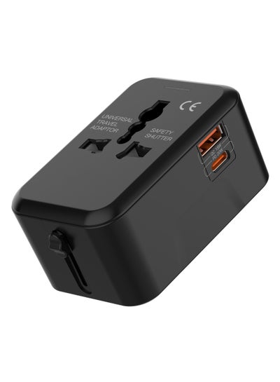 Travel Adapter with USB C (PD 20W), Universal All in One Worldwide ...